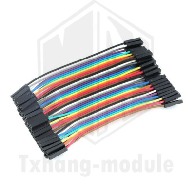 40P color dupont cable 2.54mm 1P - 1P 10 CM a row of 40 root Arduino ...