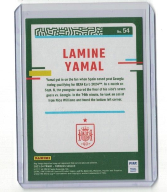 Lamine Yamal - Foil Parallel Rookie Card - Spain - Panini Donruss ...