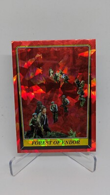 2023 Topps Chrome Sapphire Star Wars Return of the Jedi ROTJ 68 Forest ...