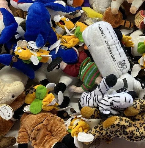 plush toys Bulk Assortment Lot 900 pieces. Promotional, New From ...