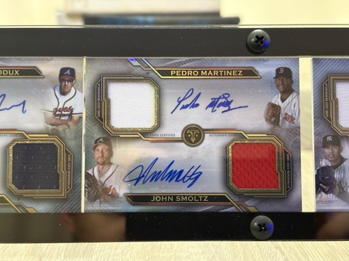 2019 Topps Triple Threads Pitching Legends Deca Auto Booklet DARCB-1 #8 ...