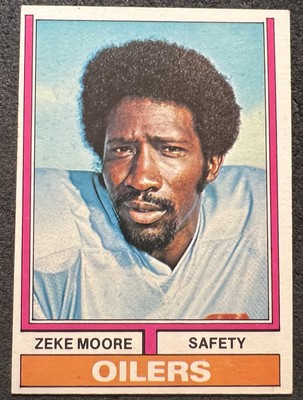 1974 TOPPS ZEKE MOORE (HOUSTON OILERS) #104 EX EX/NM OC | eBay
