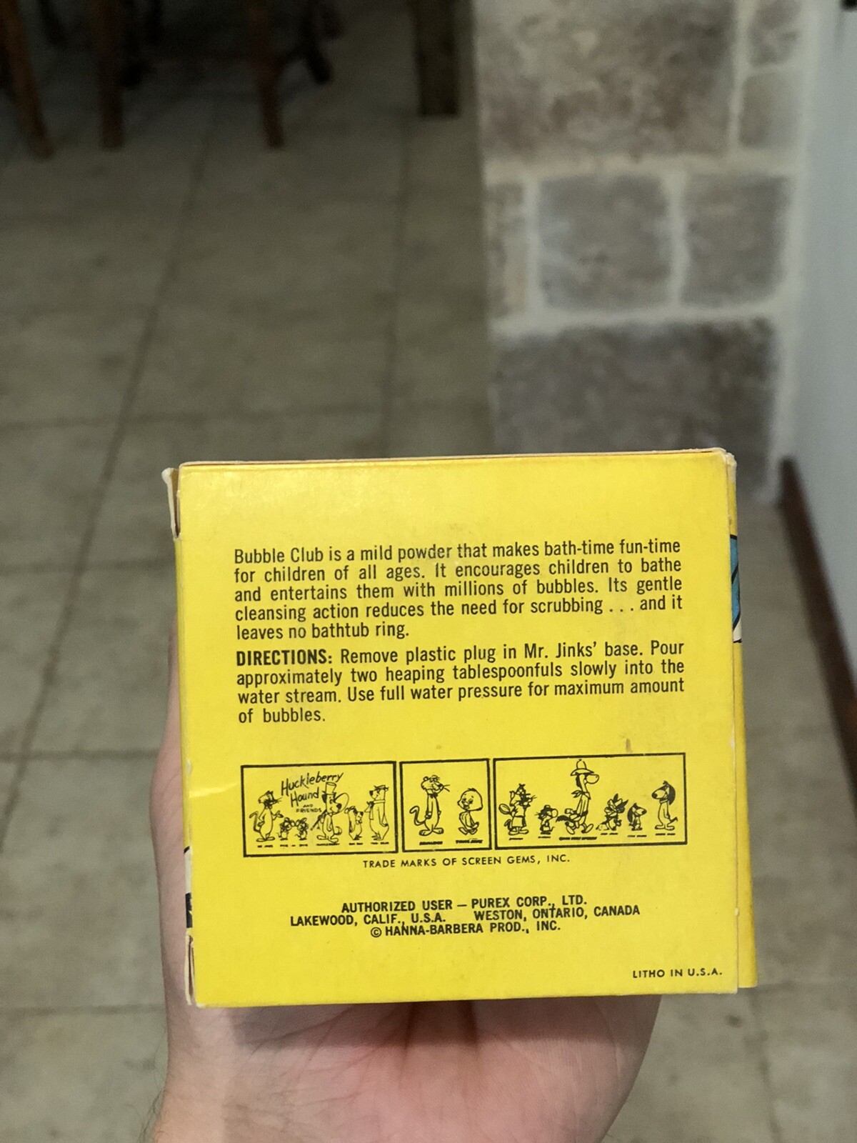 MINT CONDITION Mr. Jinks Soaky With Original Label Super Rare Hanna ...