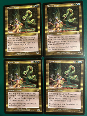 MTG Mystic Snake Apocalypse Playset NM/LP | eBay