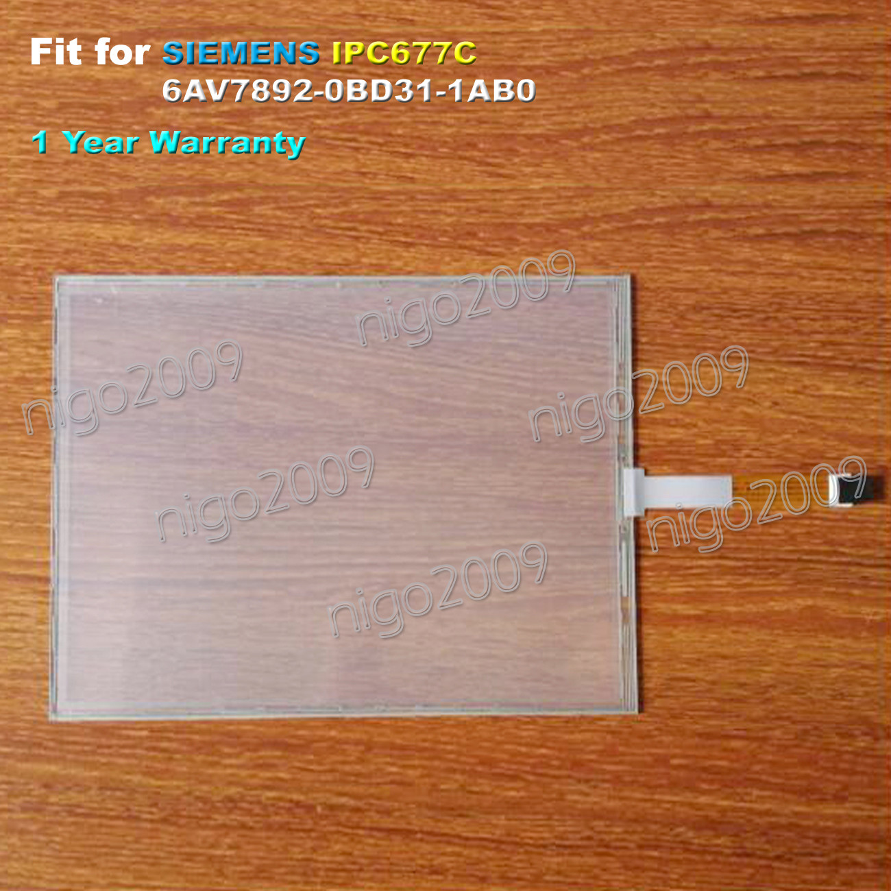 Touch Screen Glass Fit for SIEMENS IPC677C 6AV7892-0BD31-1AB0 1-Year ...