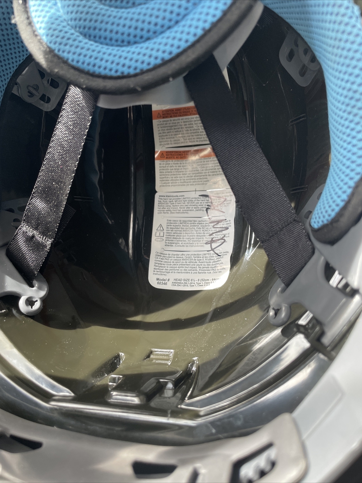 Klein Tools 60346 Hard Hat, Non-Vented Full Brim, Class E, Premium ...