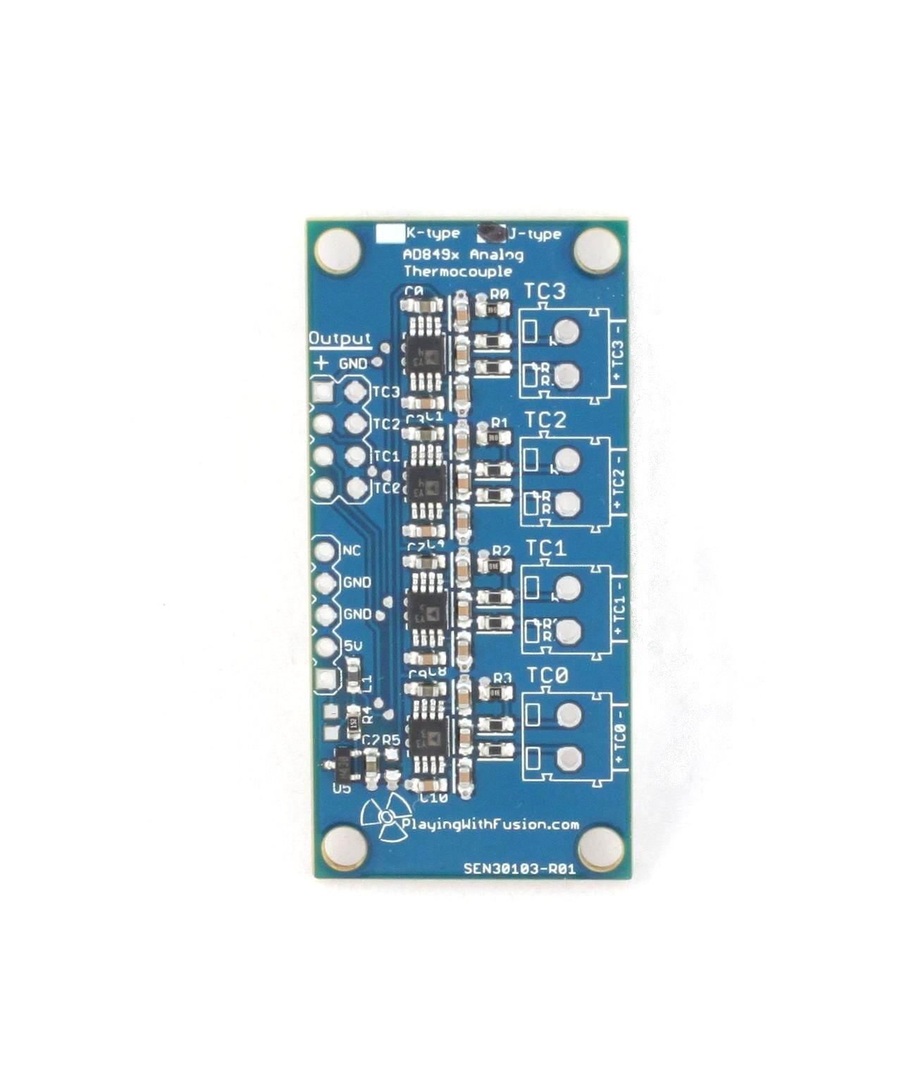 Quad-Channel J-Type / K-Type Thermocouple Amplifier, AD8494/AD8495 ...