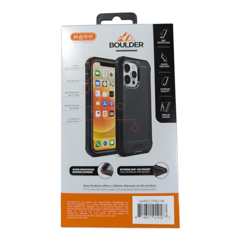 H3. Base Boulder Rugged Series Case For Samsung Galaxy S23 Plus ...