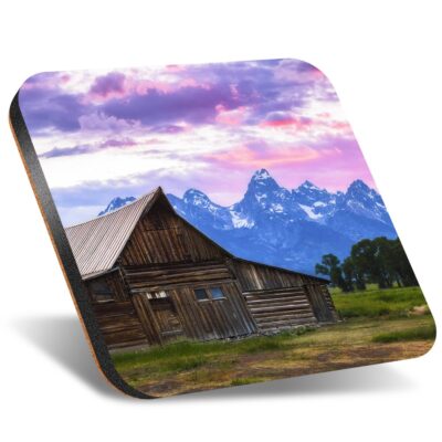 1x Square Coaster 12cm Grand Teton National Park Wyoming USA #51062 ...