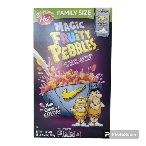 New Post Magic Fruity Pebbles Cereal 18.Oz Box Limited Edition Nike ...