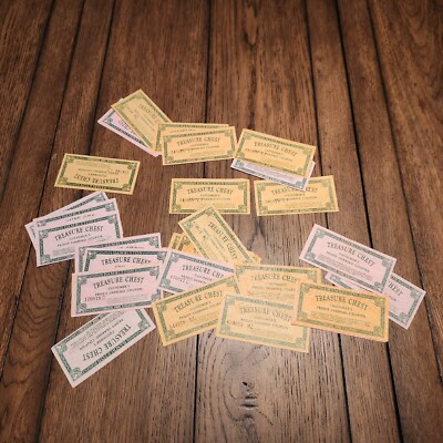Hambleton Treasure Chest Vtg. Coupons Customers Profit Sharing Coupon ...