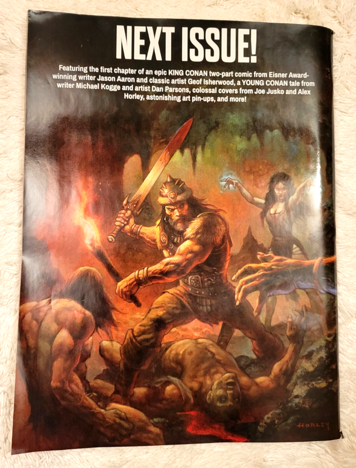 SAVAGE SWORD of CONAN MAGAZINE #4 - DAVID PALUMBO MAIN COVER A - TITAN ...
