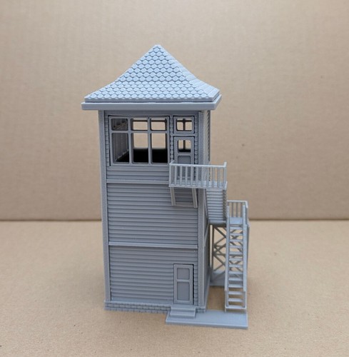 HO Scale Train Signal Tower Building 3d Printed Model Kit | eBay