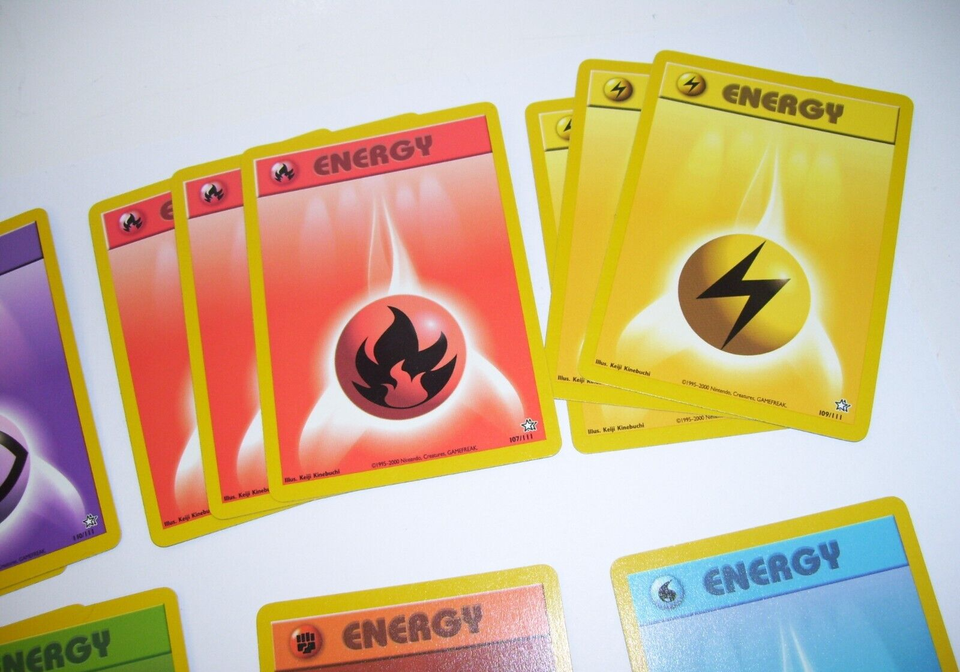 1995 - 2000 Pokémon Energy Cards Pokemon Set Of 12 | eBay
