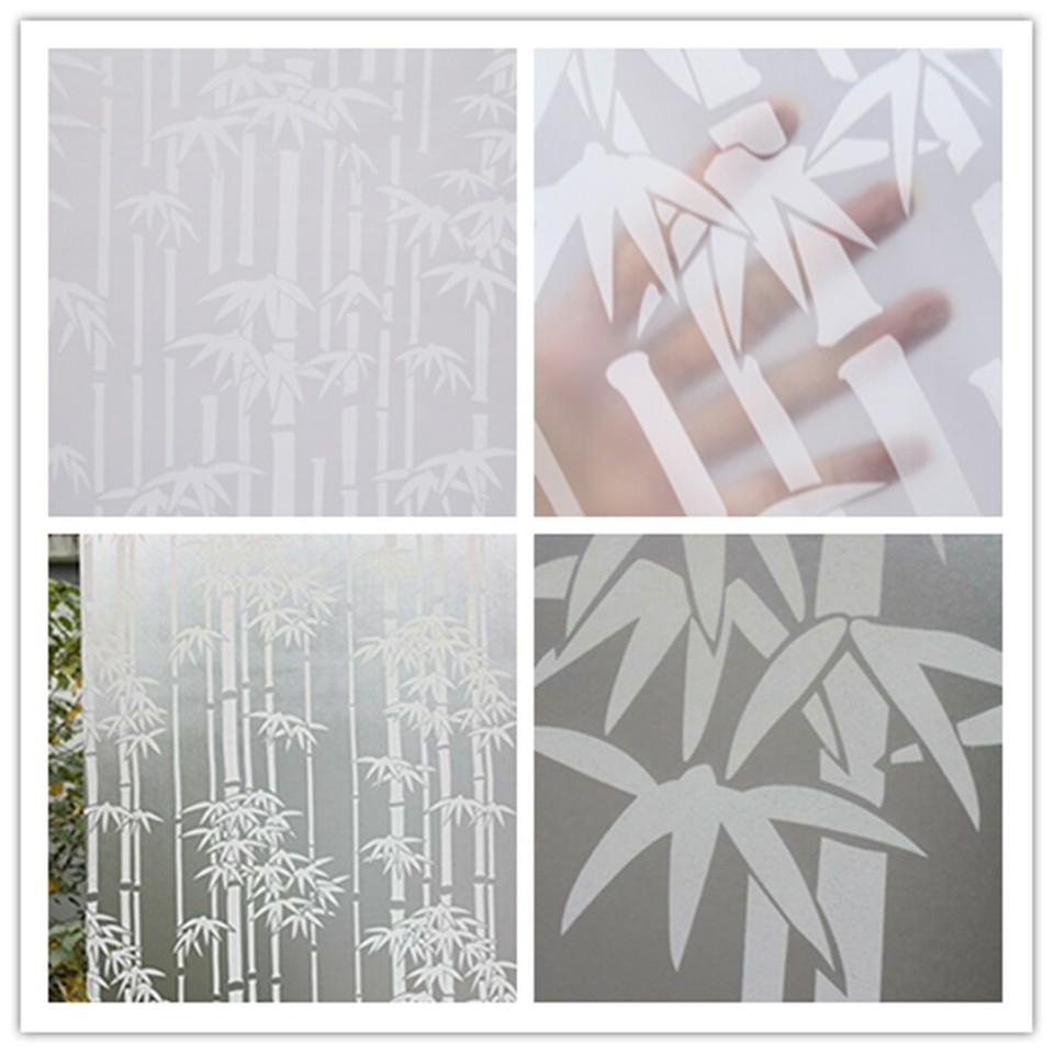 90cm*5m Clear Frosted Window Film Privacy Glass Film Removable Window ...