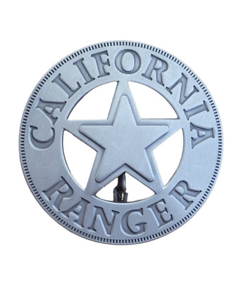 Replica California Ranger Badge - Collectable West Western Silver Badge ...