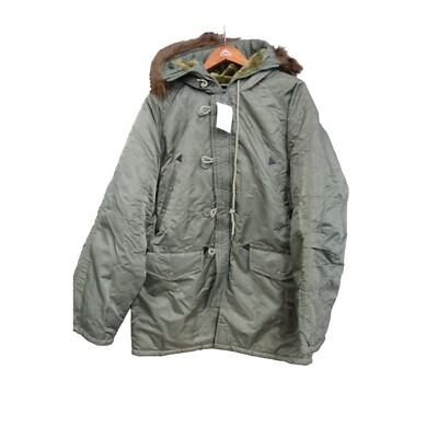 Jacket Snorkel Parka Olive Green Relco Size XS Fur Hood ECW Winter Army ...