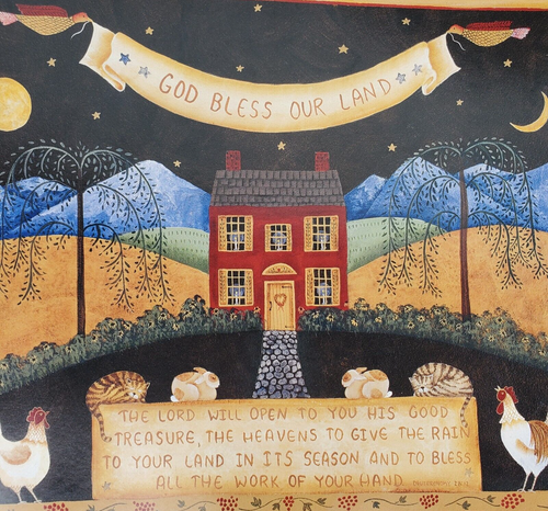 2002 GENTLER TIMES Wall Calendar OLD GLORY Frame the Art by VALORIE ...