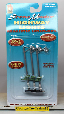 LIFE-LIKE SCENE MASTER 1:64 S 1:48 O HIGHWAY LIGHTS 3-PACK 1705 NEW IN ...