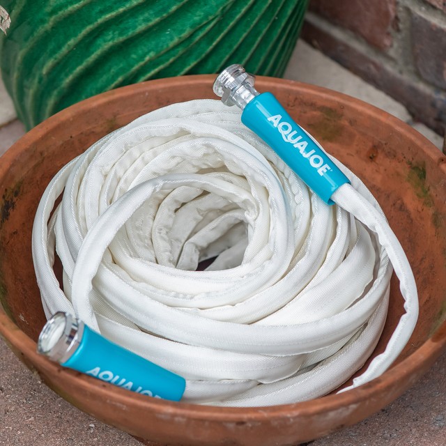 Aqua Joe AJFJH50-58-RV Superlight Marine-Grade FiberJacket RV Hose | 50 ...