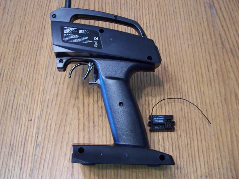 HPI 2.4ghz TF-41 3ch Radio Transmitter RF41-WP Receiver TX RX Savage 4. ...