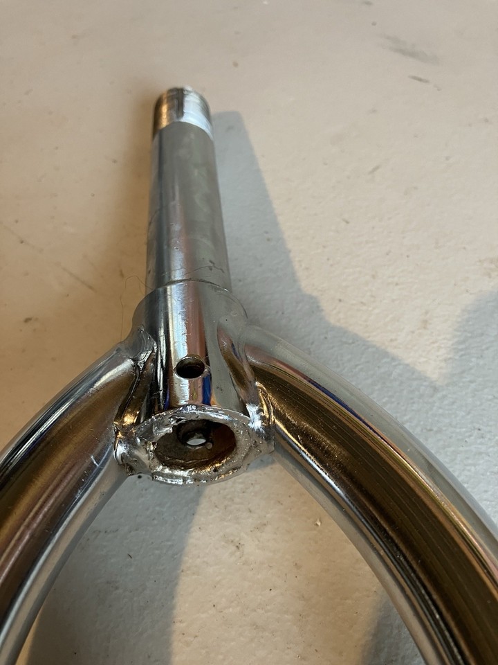 Super Clean Vintage Akisu Stamped Old School BMX Forks - 20” Chrome | eBay