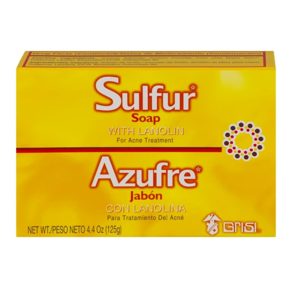 3pk Grisi Sulfur Facial Soap / Jabon de Azufre, Acne Treatment w ...