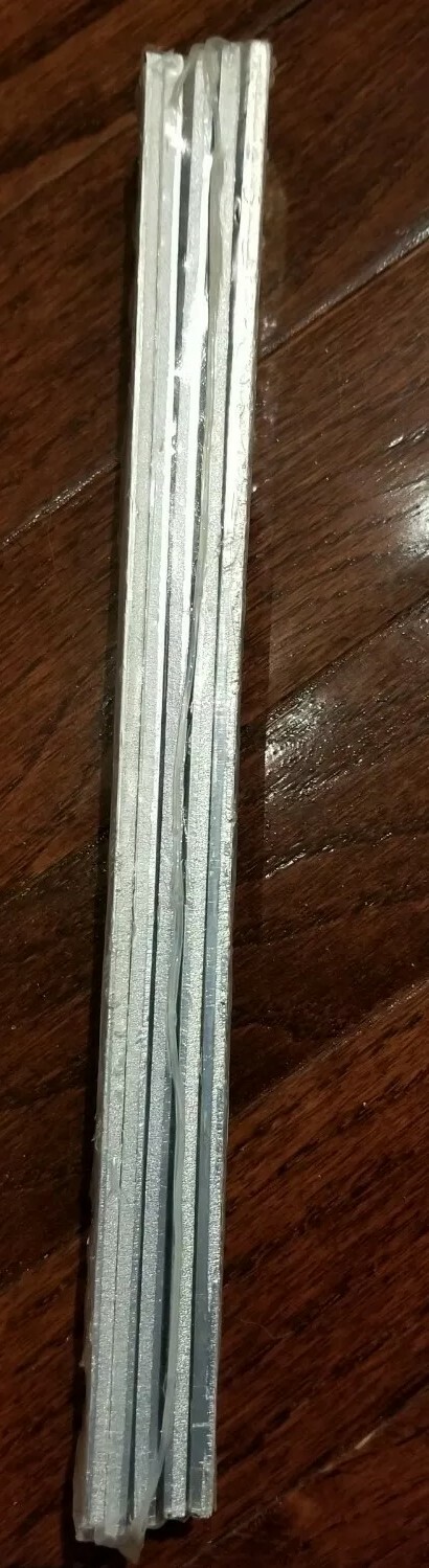 5-Steel Plated 1" X 10" Metal Mending Strap Splice Strip Repair Brace ...