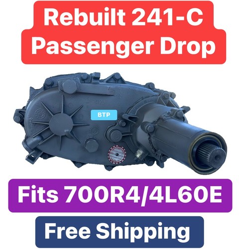 1986-UP CHEVY NP241C NP241 TRANSFER CASE PASSENGER SIDE DROP 700R4 ...