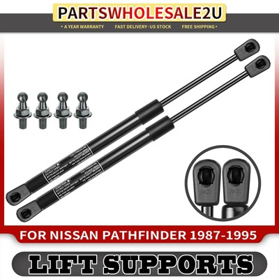 Set of 2 Rear Tailgate Lift Supports 4758 for Nissan Pathfinder 1987 ...