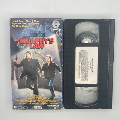 Murphy's Law (1986), VHS Movie, Video Treasures (1990), C. Bronson x ...