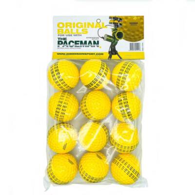 Paceman Original Light Bowling Machine Balls - Yellow x 12 | eBay UK