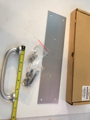 Grainger 5U647A 6" Door Pull And Scuff Plate (DP1) | eBay