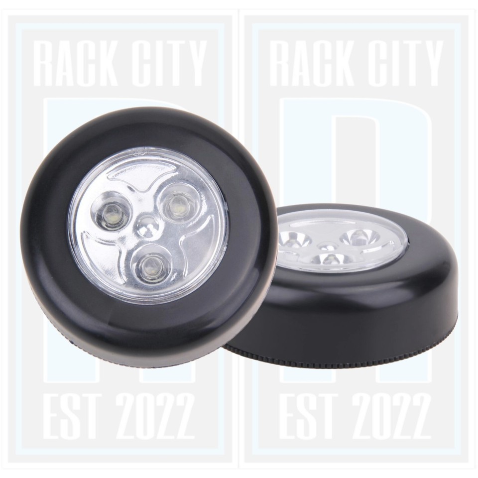 STICK N CLICK LED SELF ADHESIVE LIGHT BATTERY OPERATED PUSH ON OFF ...