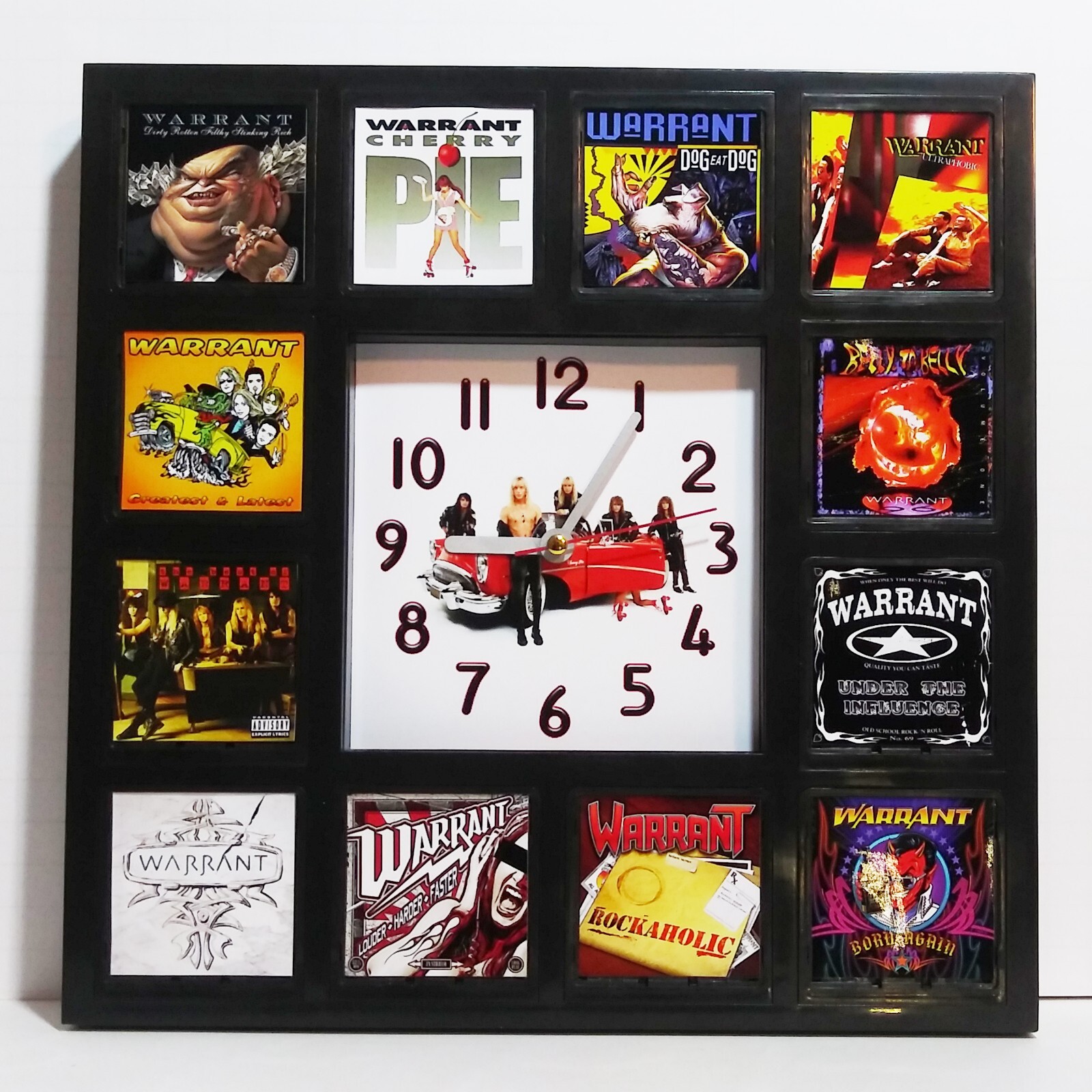 Warrant Wall Clock Rock Band Album LP CD Cover Replica Art | eBay