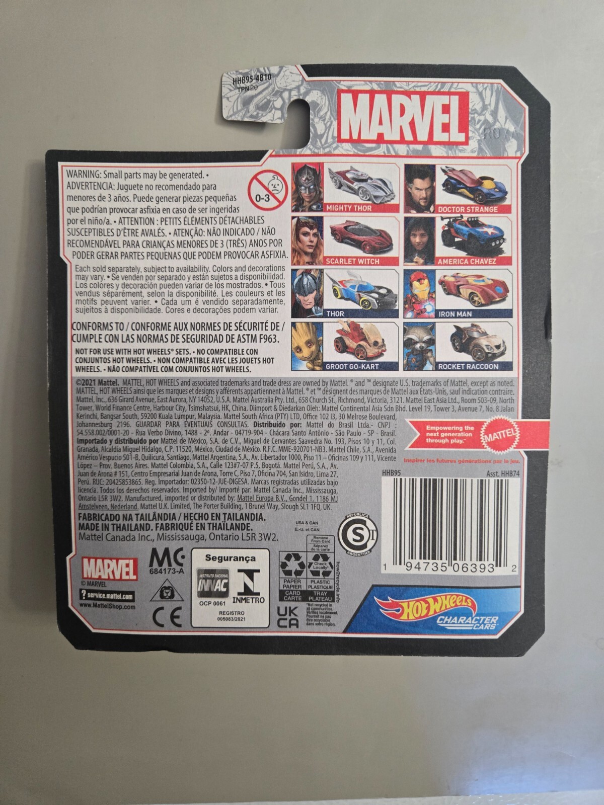 Hot Wheels Groot Go-Kart Marvel Character Cars HHB74 Mattel 2021 | eBay.de