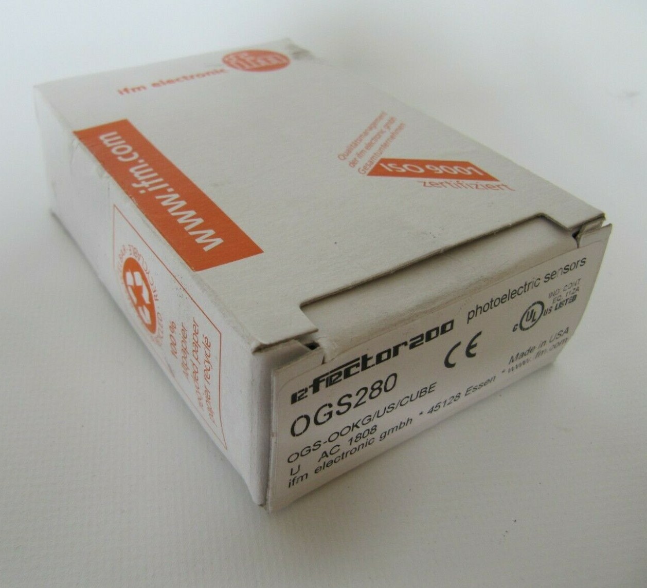 (NEW) IFM Efector Photoelectric Sensor OGS-OOKG/US/CUBE OGS280 | eBay