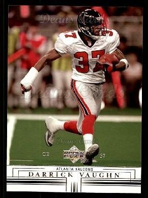 2001 Upper Deck #9 Darrick Vaughn Falcons 8 - NM/MT | eBay
