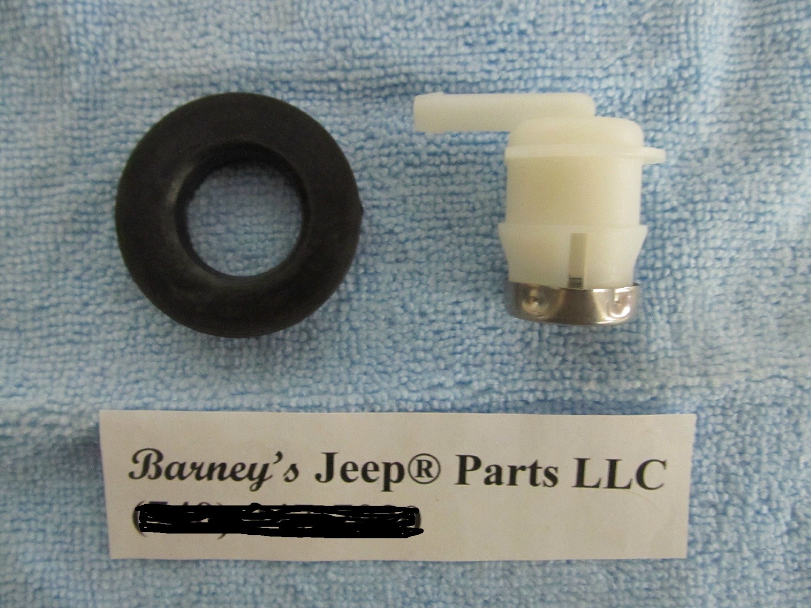 FITS JEEP CJ JEEP WRANGLER YJ EMISSION ROLLOVER CHECK VALVE AND GROMMET ...