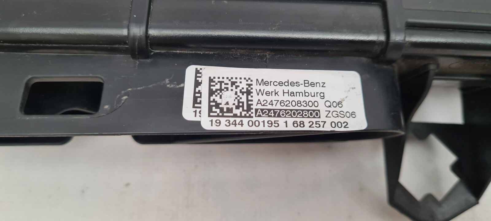 Original Mercedes W247 W177 CLA Schlossträger Frontmaske Front Panel ...