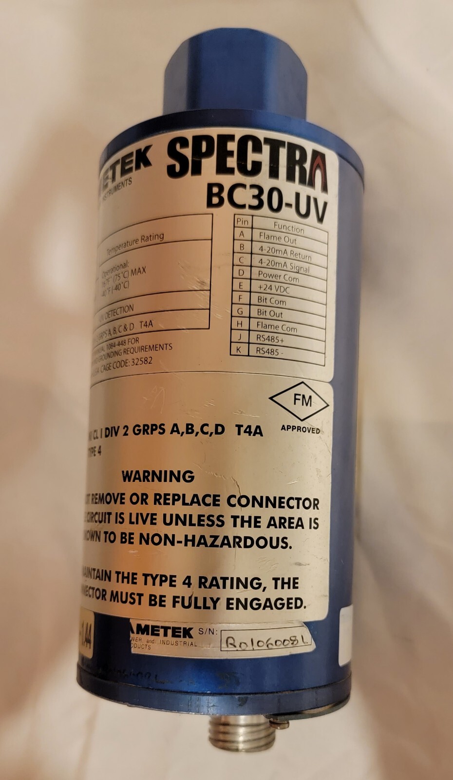 Ametek Spectra BC 30-UV Scanner **USED** | eBay