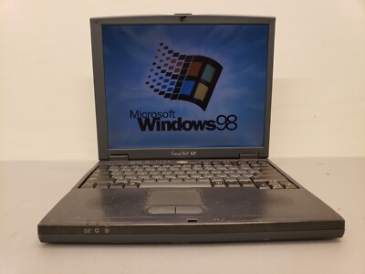 Vintage Micron TransPort LT Laptop PIII 700MHz 320MB 12GB Win98 1.44MB ...