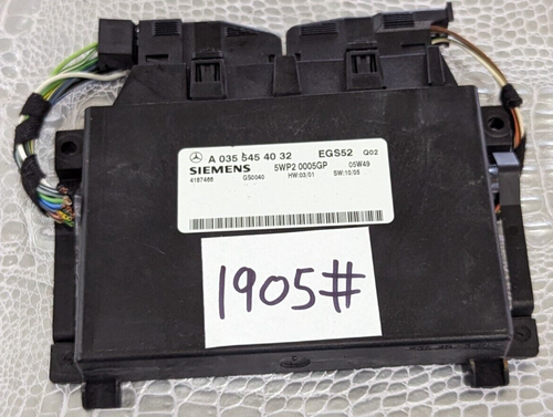 0355454032 05-06 MERCEDES C-Class Transmission Control Module A 035 545 ...