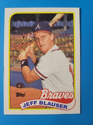 Jeff Blauser Baseball Card -- 1989 Topps #83 -- Atlanta Braves | eBay