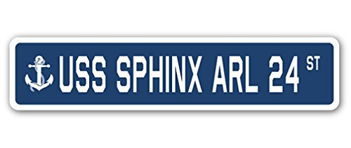 USS Sphinx ARL 24 Street Sign us Navy Ship Veteran Sailor Gift | eBay