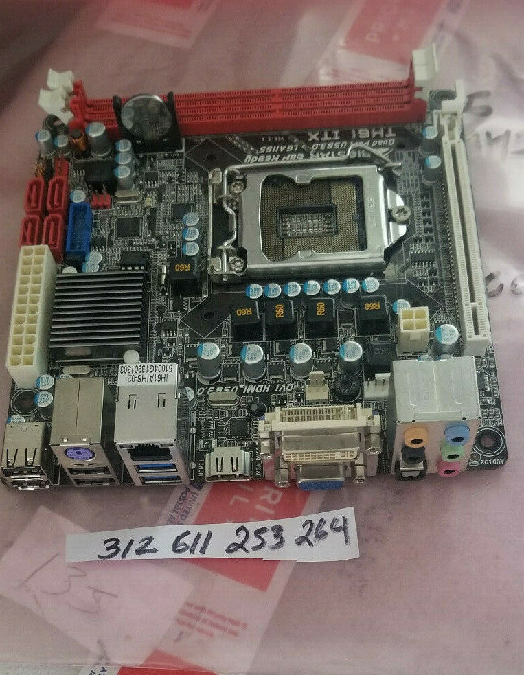 TH61 ITX LGA 1155 Intel H61 HDMI USB 3.0 Mini ITX Intel Motherboard ...