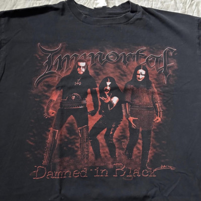 Immortal Band Gift For Family Black T-Shirt Cotton All Size | eBay