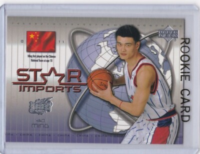 YAO MING ROOKIE CARD Basketball 2002 STAR IMPORTS $$ RC Houston Rockets ...