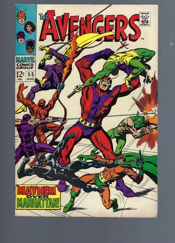 AVENGERS 55 - VF 8.0 - KEY ISSUE - 1ST ULTRON - 1963 SERIES - MARVEL ...