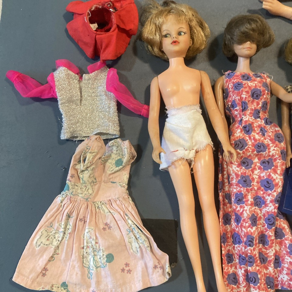 Lot of vintage barbie, and mattel dolls from early 1960's ? original | eBay